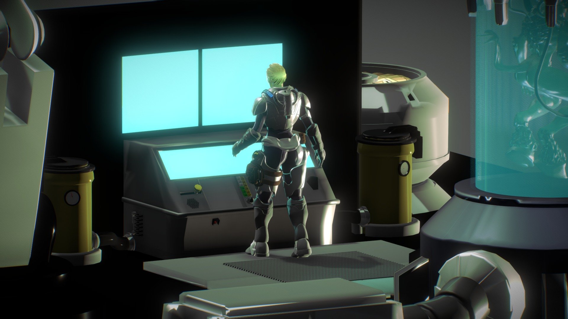 Laboratório tecnológico/Technological laboratory - 3D model by Matheus ...