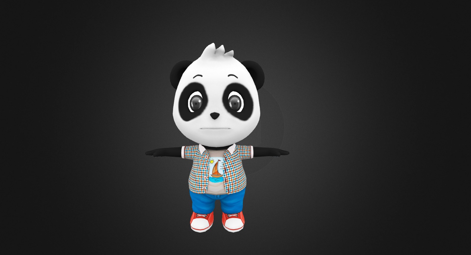 Panda - 3D model by peaksel [fbb58bd] - Sketchfab