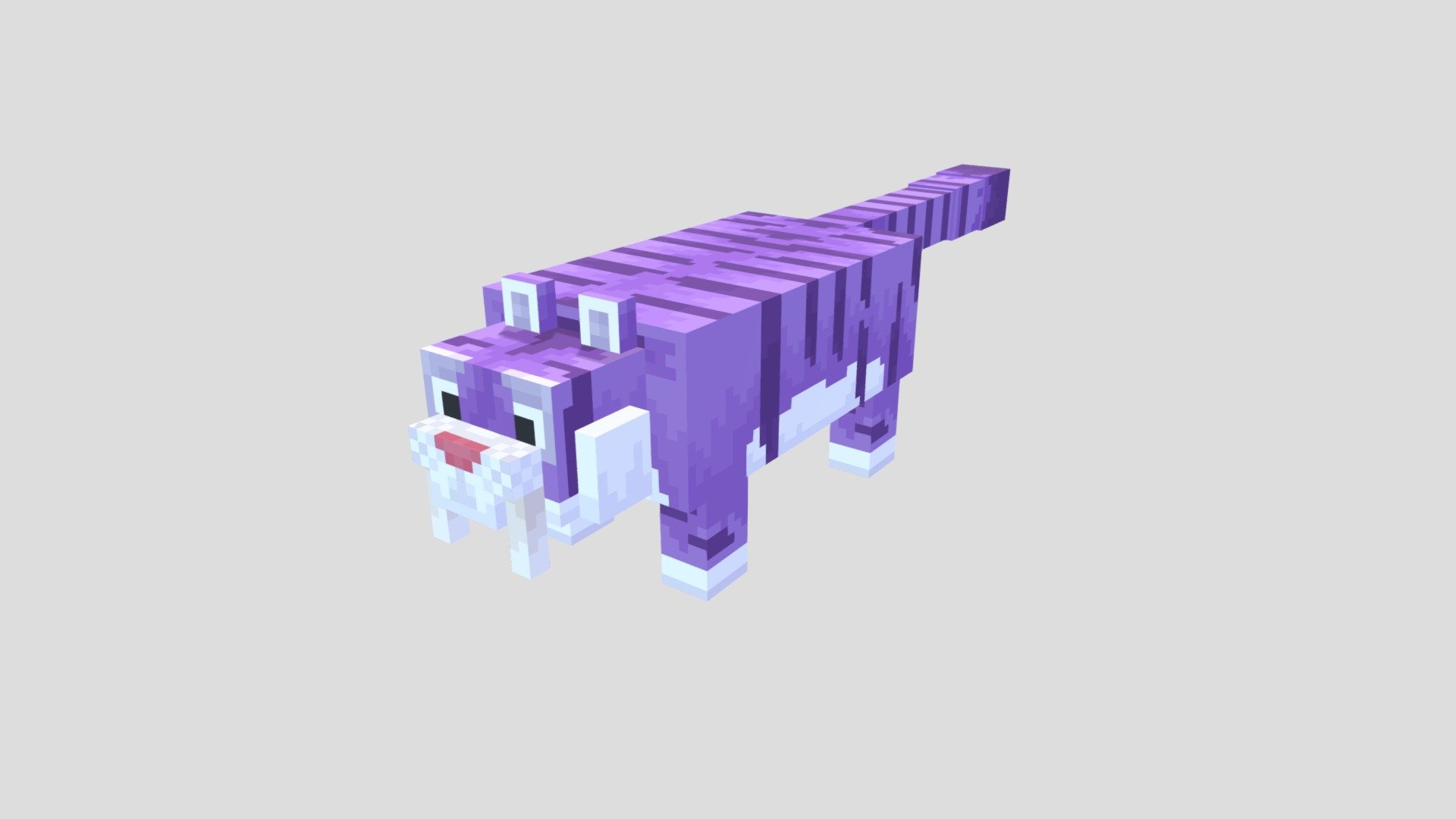 Regal Tiger from Minecraft Legend's - 3D model by Leia LY (@waex ...