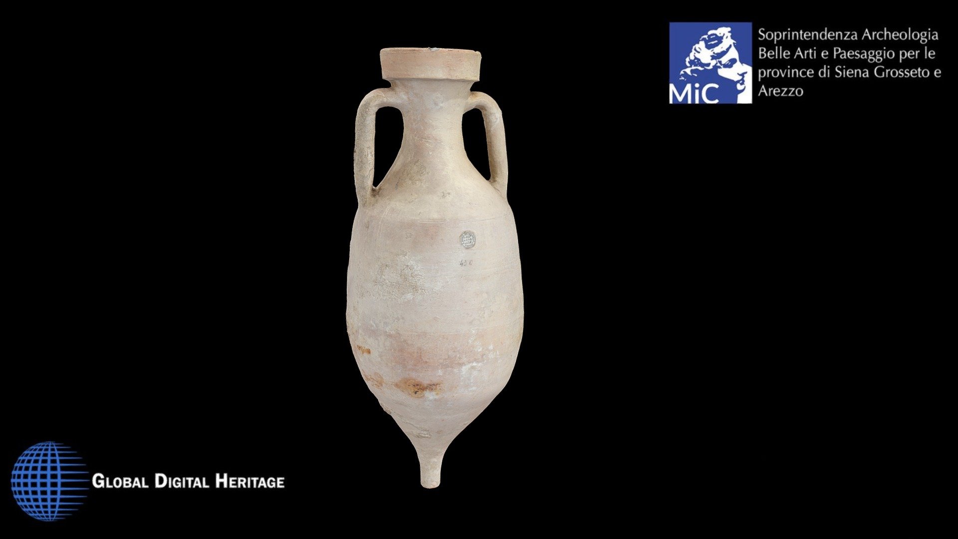 Amphora, Necropolis of Poggio Pinci, Asciano - Download Free 3D model ...