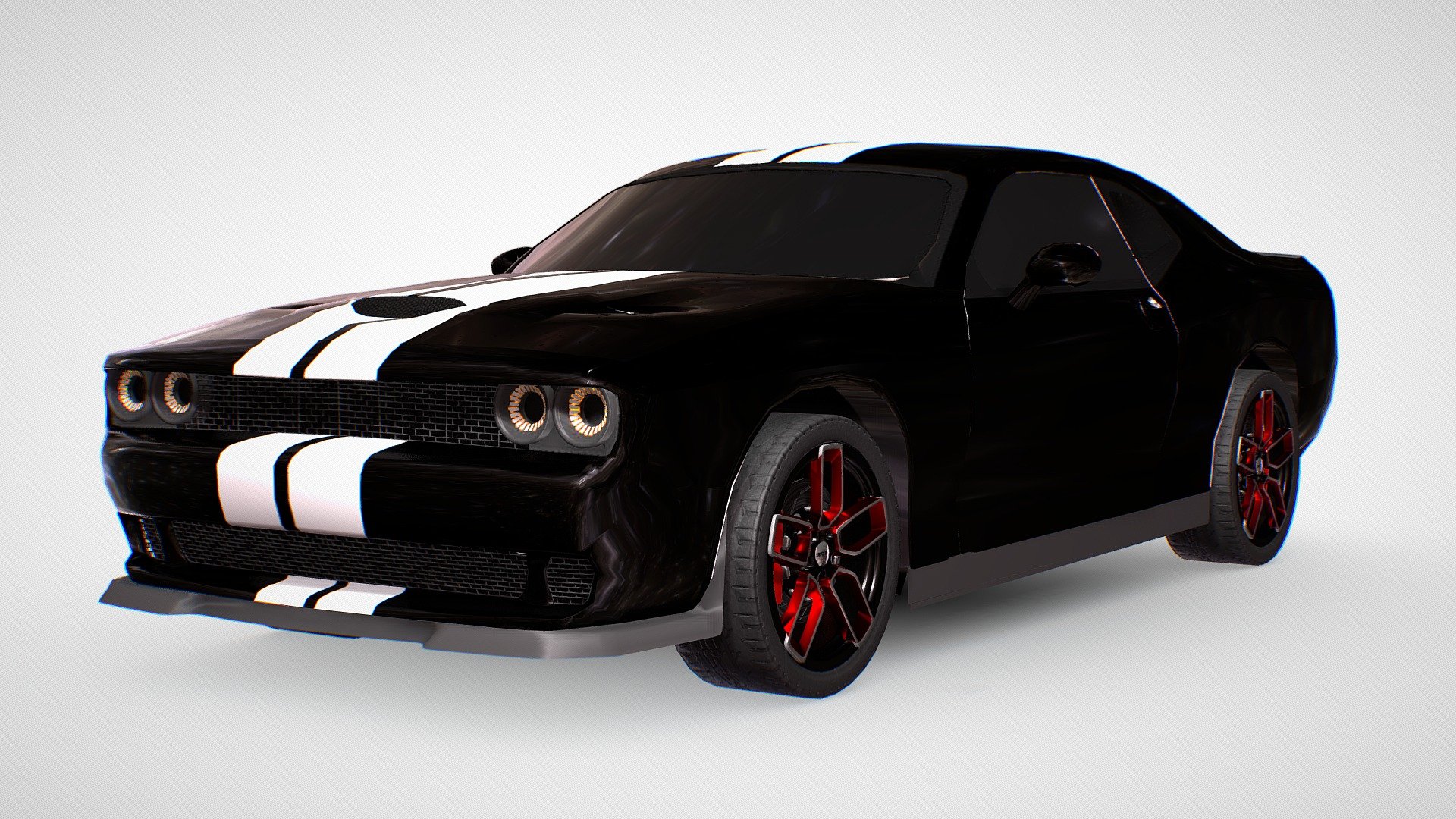 Dodge Challenger SRT Hellcat - 3D model by s3z3r5 [fbb7204] - Sketchfab