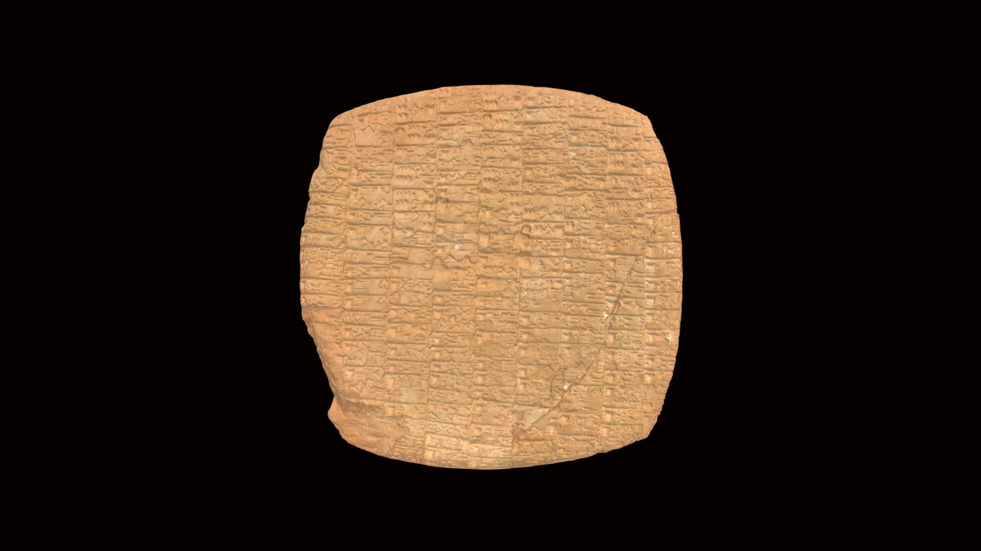Cuneiform Tablet HMANE1904.4.12 - 3D model by Harvard Museum of the ...