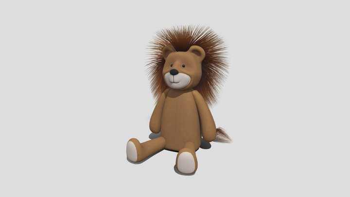 Stuffed-lion 3D models - Sketchfab