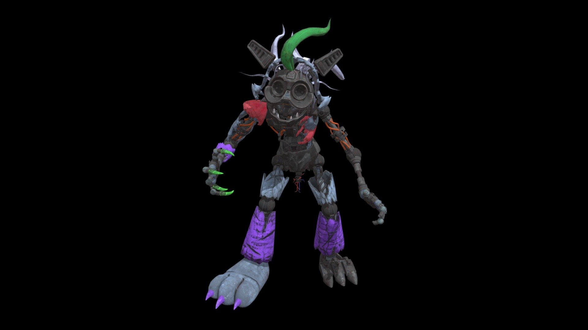 FNAF : Security Breach : Ruin : Roxxane Wolf - Download Free 3D model ...