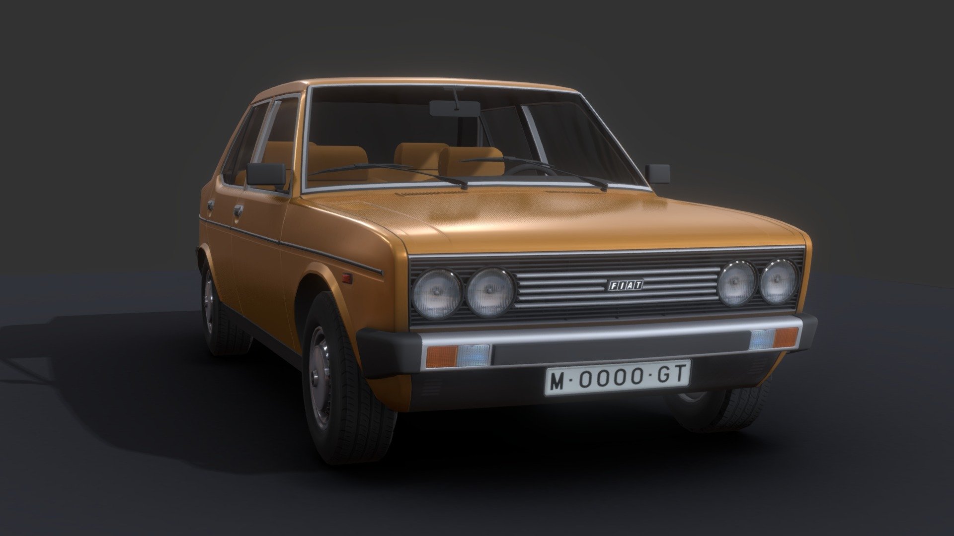 Fiat 131 - 3D model by codexito [fbba74f] - Sketchfab