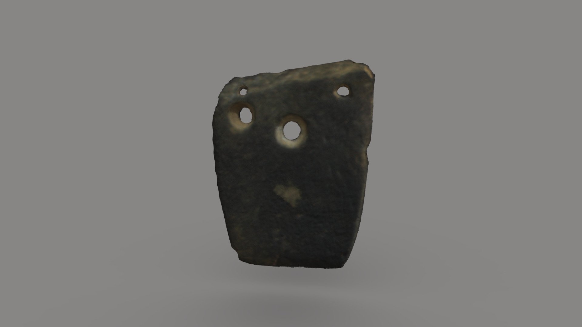 Slate Gorget - Download Free 3D model by The Herring Run Archaeology ...