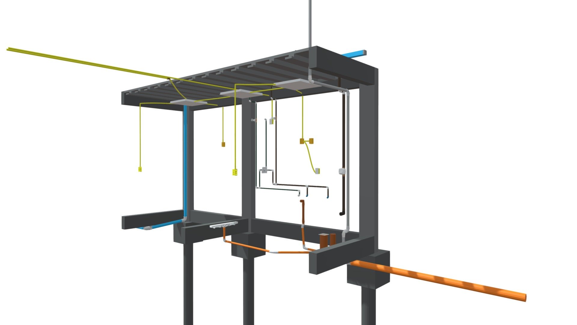 OBRA ACV - BWC (AMPLIAÇÃO) - FINAL - 3D model by Monvic Engenharia ...
