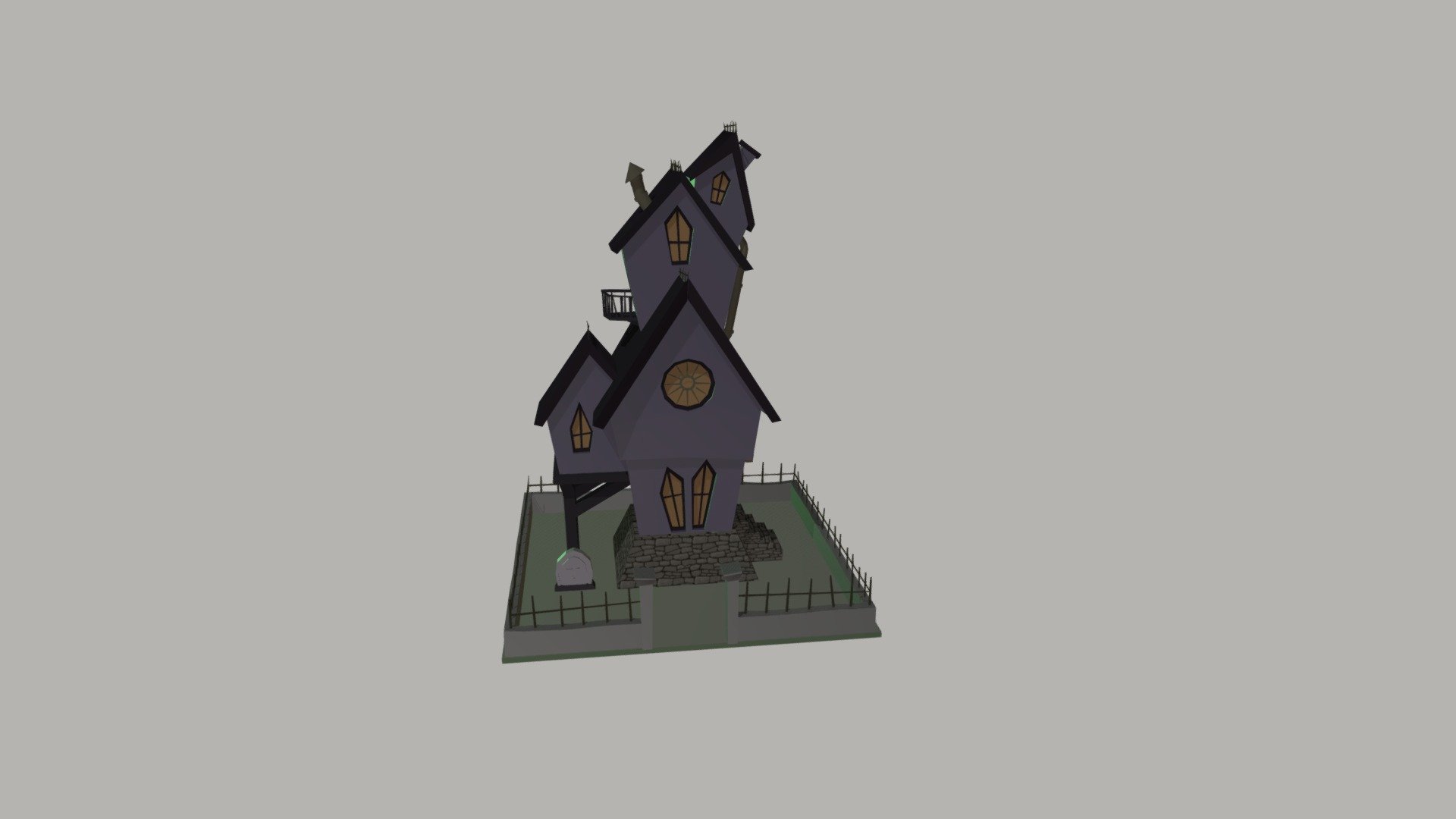 My Cartoon House - 3D model by malukenup [fbbd2c0] - Sketchfab