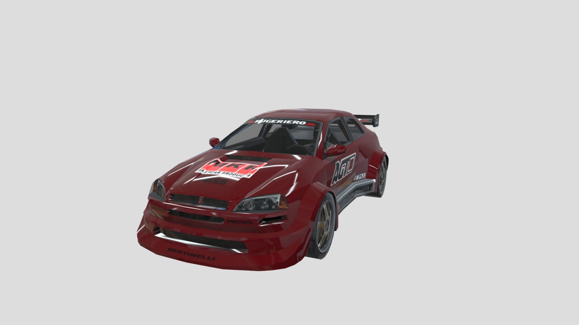modified compact (burnout 3) - Download Free 3D model by ...