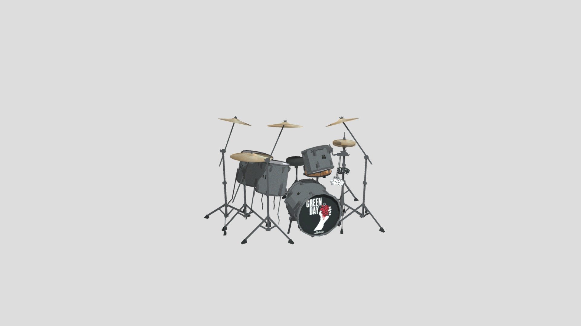 American Idiot Drum Kit - Download Free 3D model by scottpacker14 ...