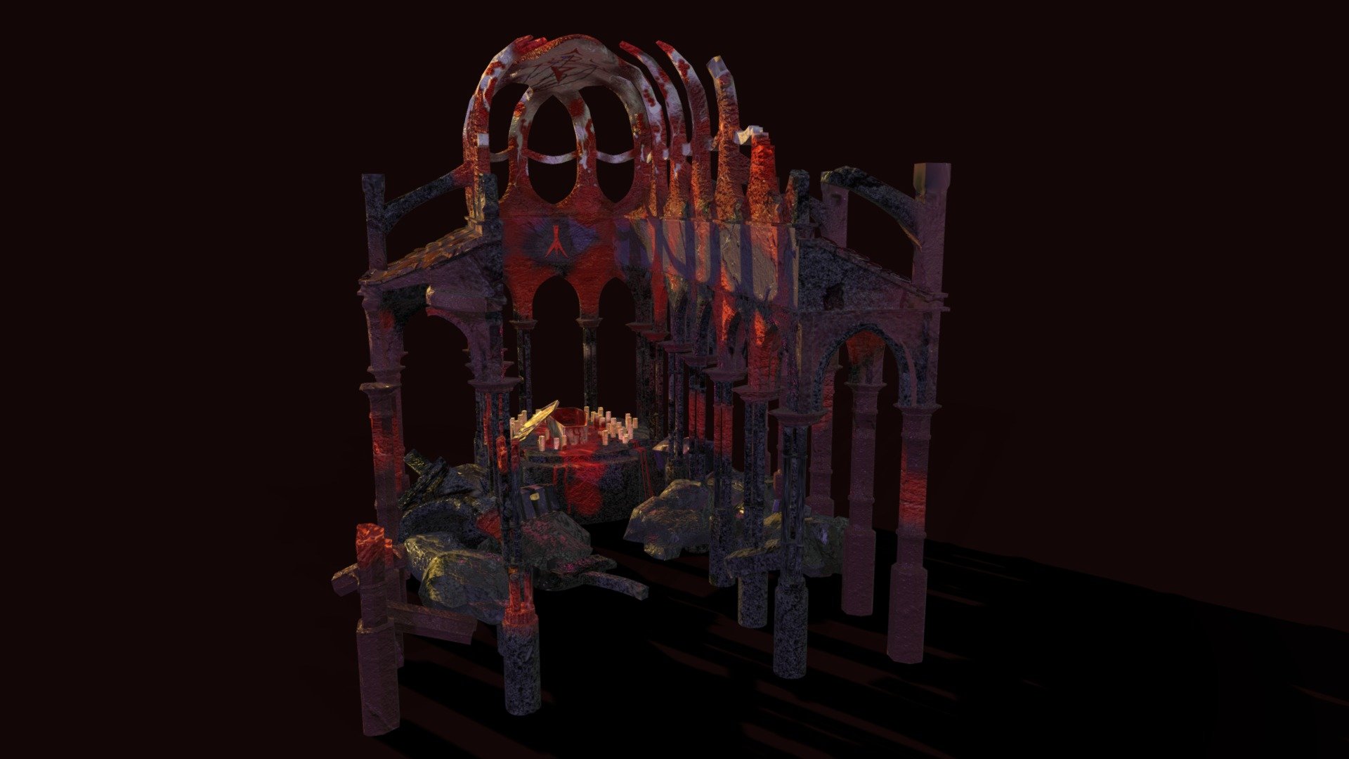 Cubicle 2de jaar Game Design - 3D model by CarmenBiccai [fbc2651 ...