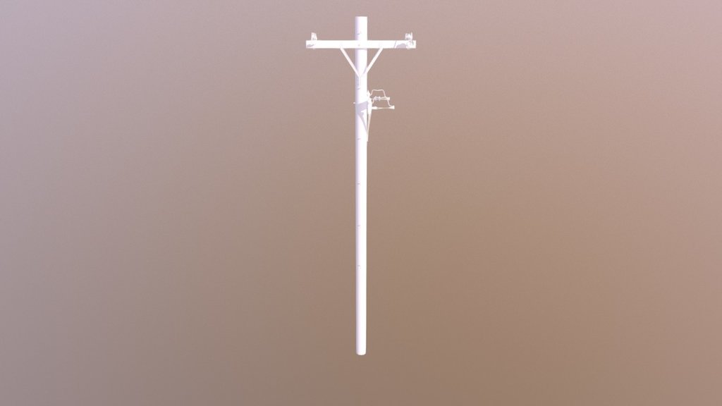 Telephone Pole - 3D model by Johannes.Brott [fbc2760] - Sketchfab