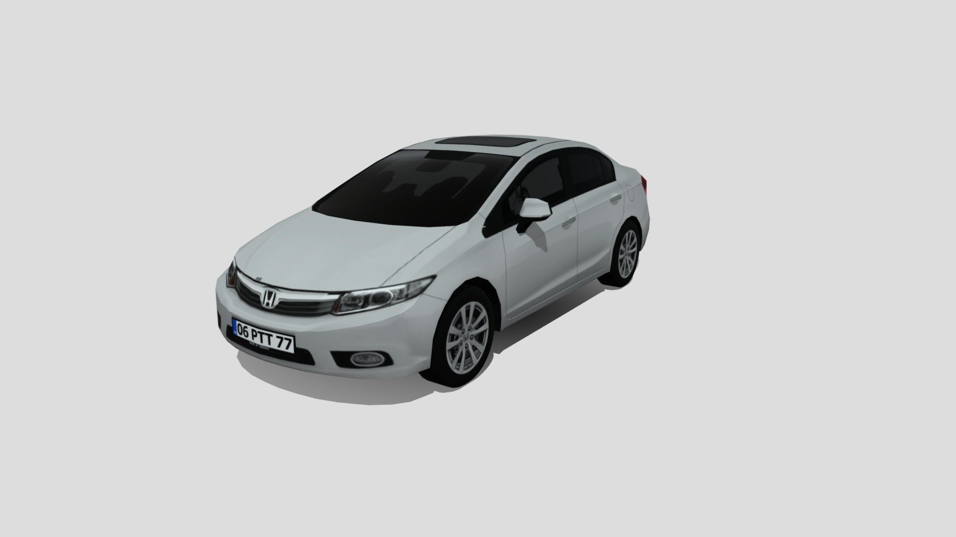 2012 Honda Civic - 3D model by VeesGuy [fbc2fde] - Sketchfab