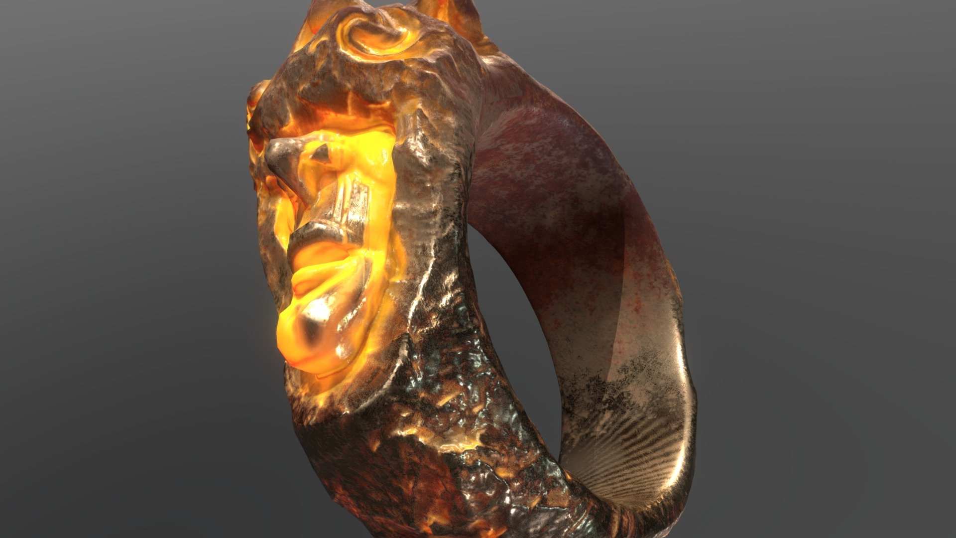 Molten Ring - 3D model by Tor Halle-McIntyre (@mophs) [fbc4917] - Sketchfab