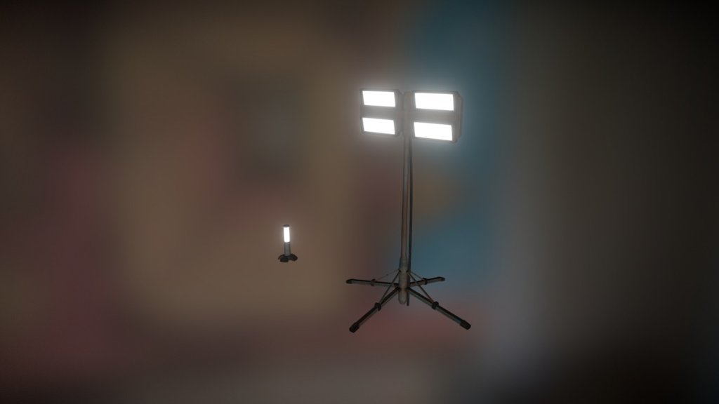 Construction Lights - Download Free 3D model by Caboose3d [fbc50a6 ...