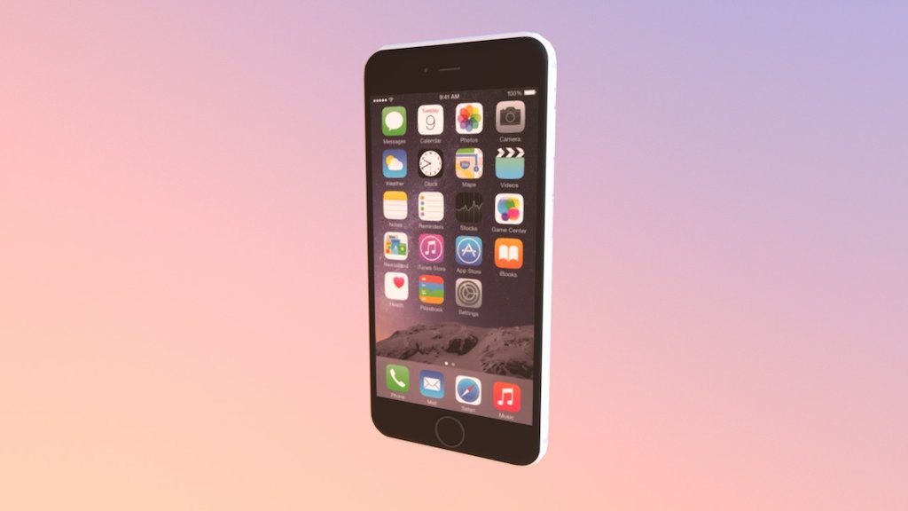 IPhone 6 - Low Poly - 3D model by ryan (@galliniryan) [fbc5c18] - Sketchfab