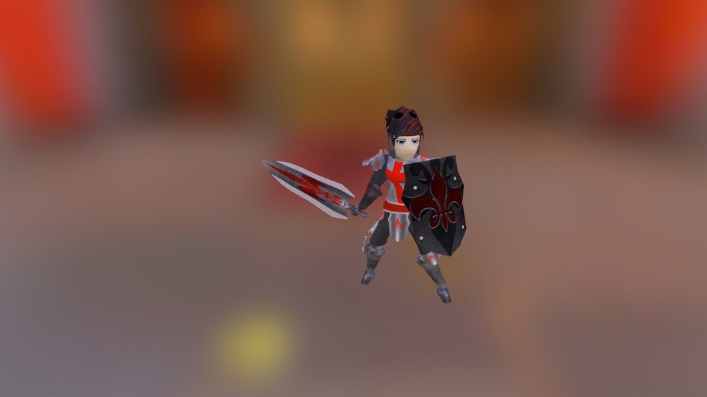 Knight idle - 3D model by fluvia_shu [fbc5ff3] - Sketchfab