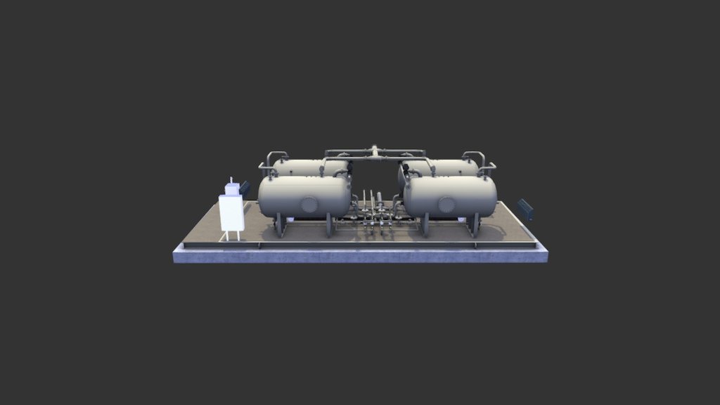 Multi-Pak (Quad) -- Modular 3-Phase Separator - 3D model by ...