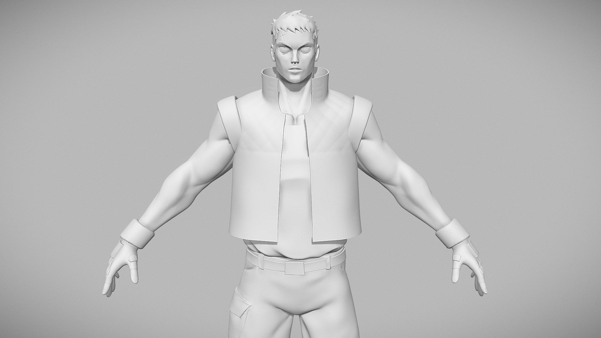 Stylized FIGHTER - 3D model by Jaume (@jau) [fbc74ac] - Sketchfab