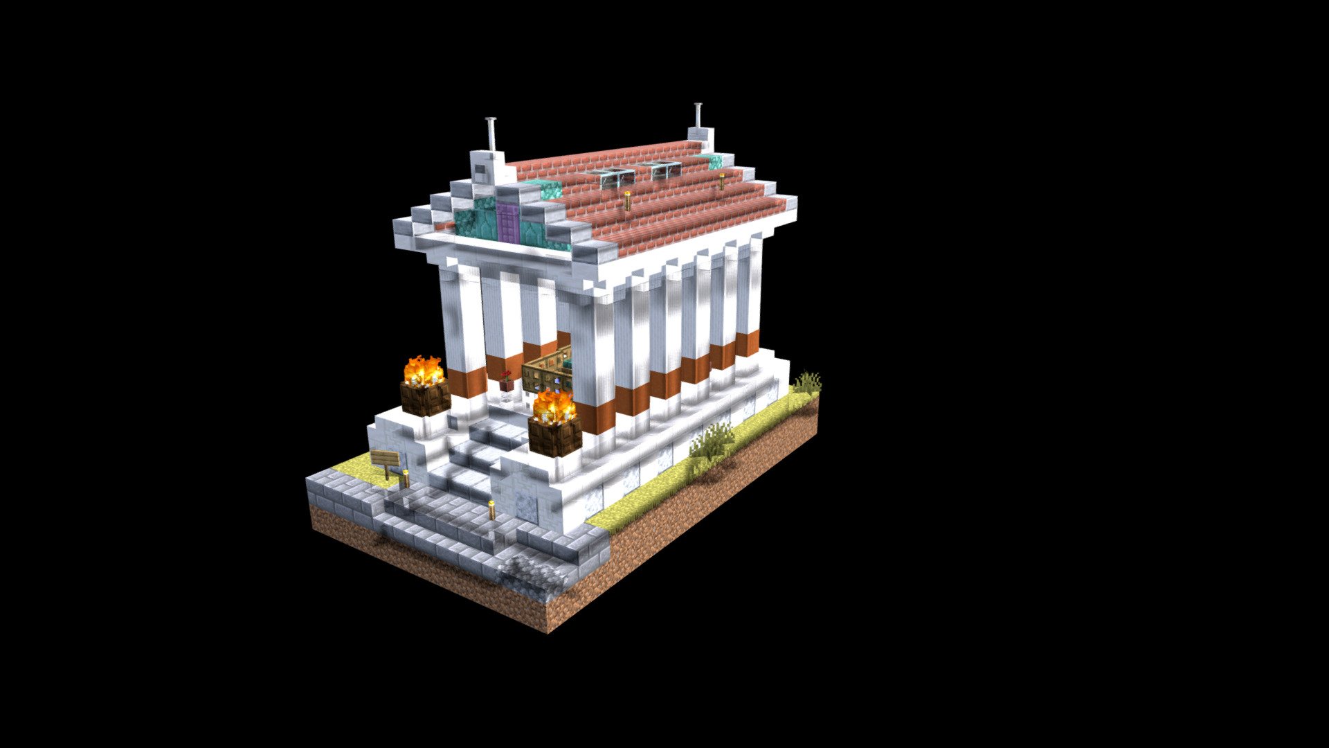 Temple of the three graces - Download Free 3D model by galiendArcy ...