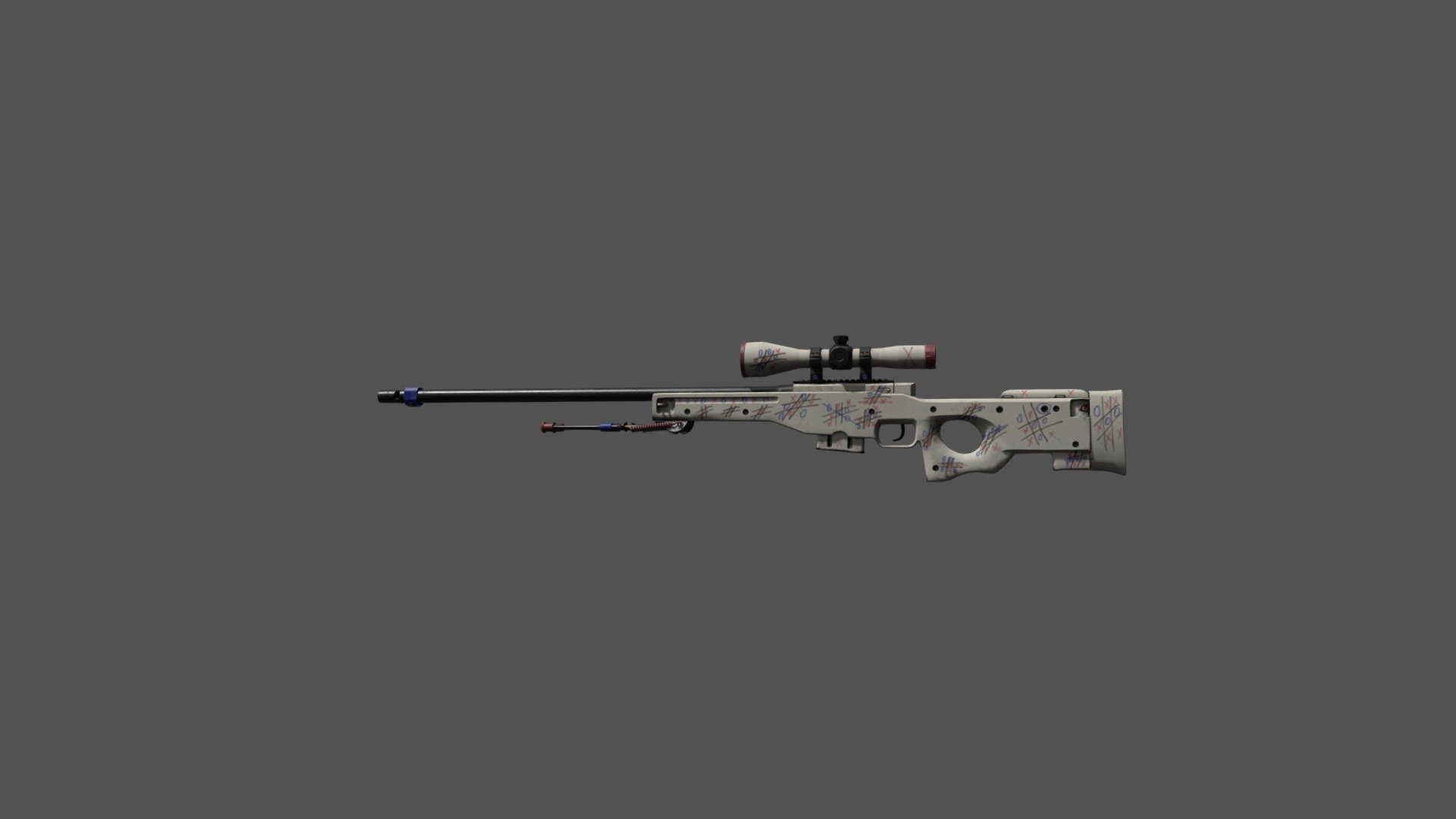 AWP | Tic-Tac-Toe - 3D model by ZeMmich [fbc8435] - Sketchfab