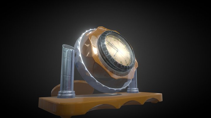 Table-clock 3D models - Sketchfab