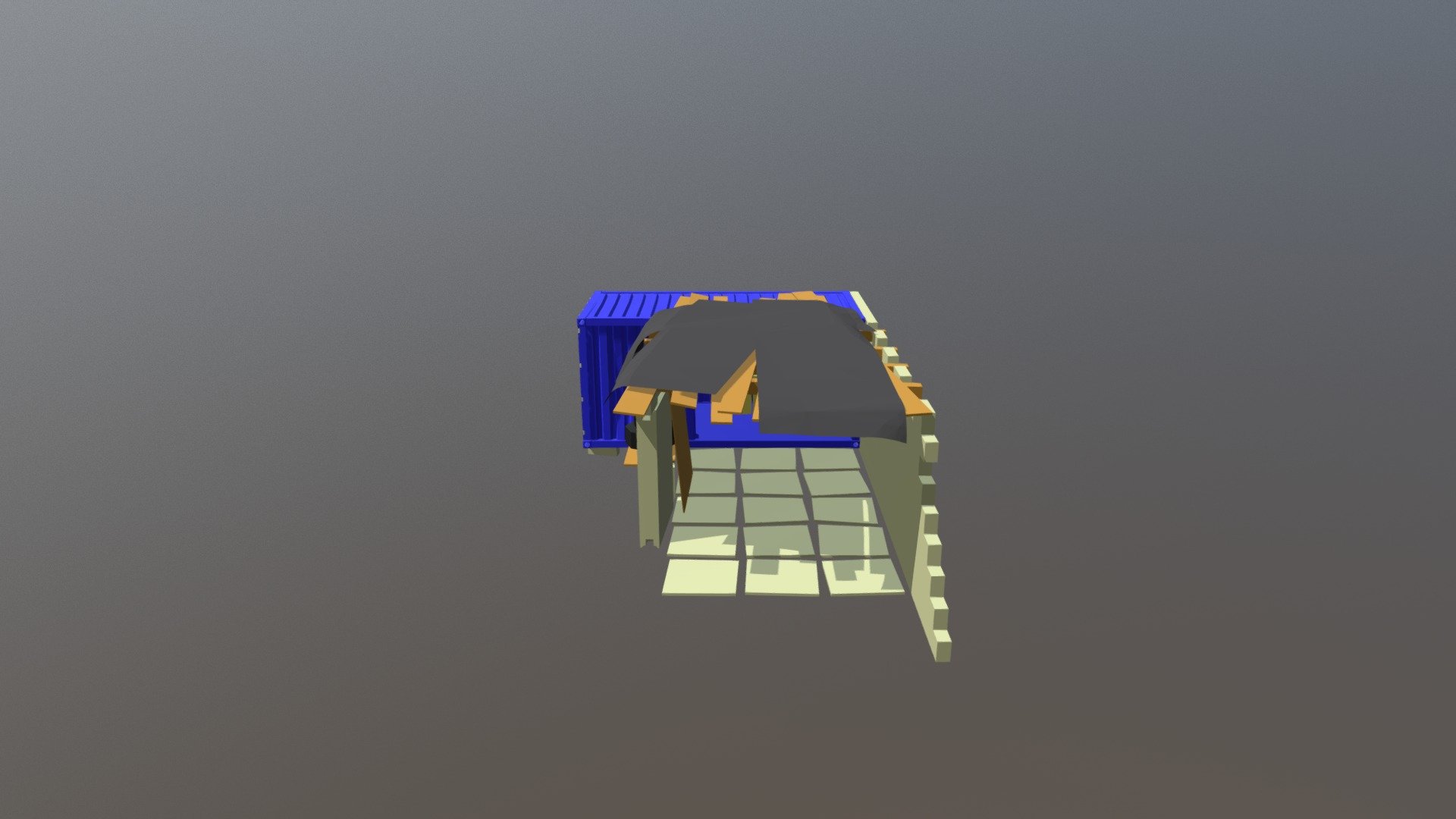 Garage LP - 3D model by Podyshak [fbc87b9] - Sketchfab