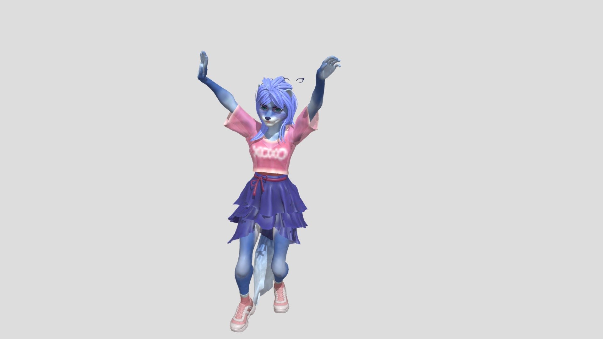 Fox Dance - 3D model by laxleychr [fbc8ea1] - Sketchfab