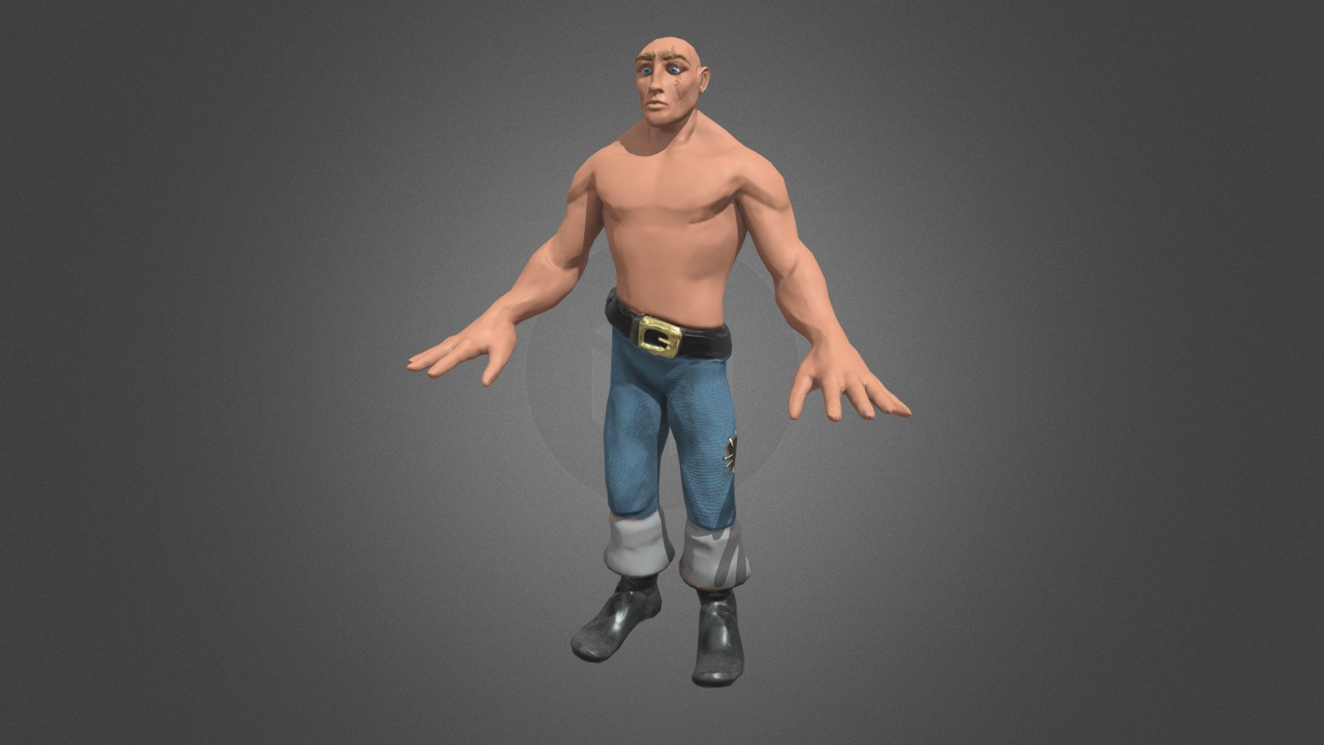 Pirate - Lo poly - Download Free 3D model by SkyFightUltra [fbc9772 ...
