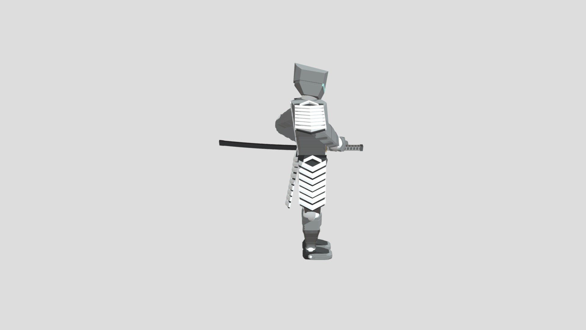 Low poly metal samurai - Download Free 3D model by y (@kazumauchiha ...
