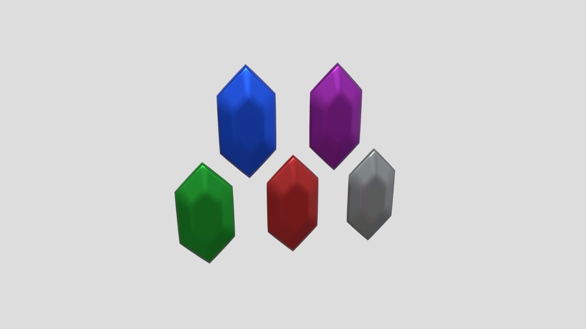Rupees (The Legend Of Zelda) (Smooth) - Download Free 3D model by ...