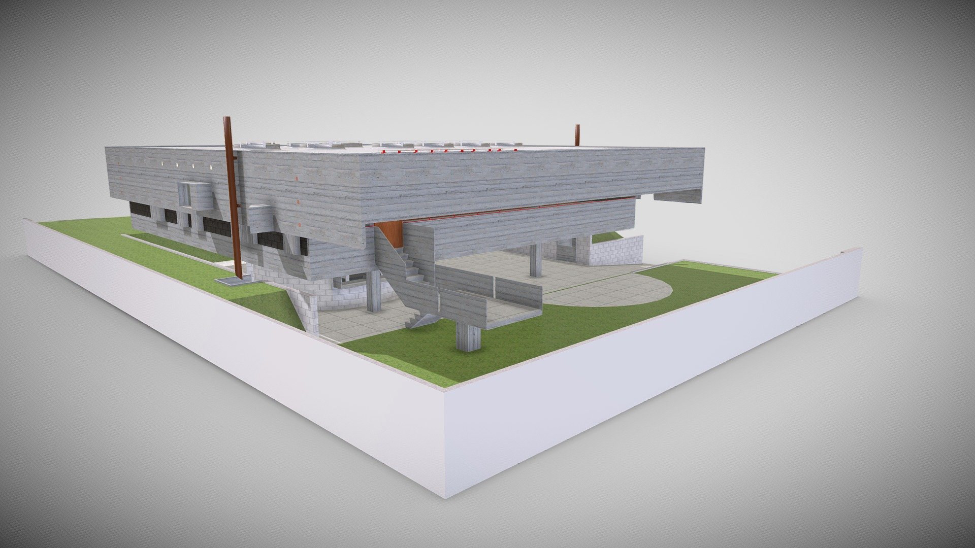 Casa butanta chiara - paulo mendes - Download Free 3D model by ...