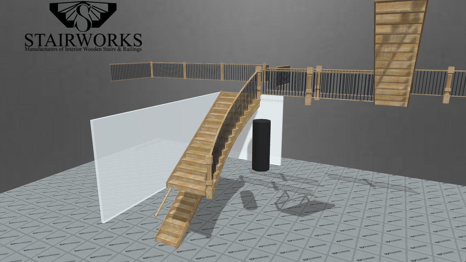 I-HOME_36 BRIDLEPATH_STAIR-RAILING_DESIGN_REV2 - 3D model by STW ...