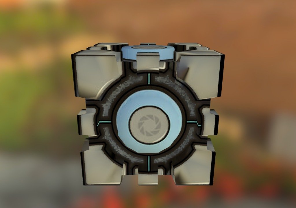 Portal Cube 2 - 3D model by cristopher_hernandez1 [fbd1519] - Sketchfab