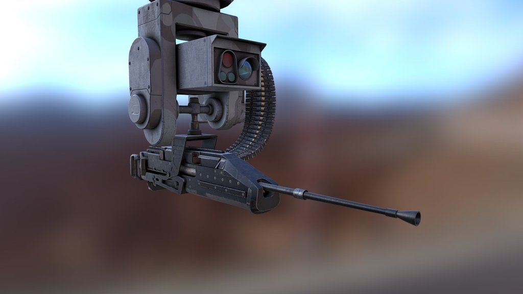 XM806 Remote MG by BRIAN C. MORRIS - 3D model by Brian C. Morris ...