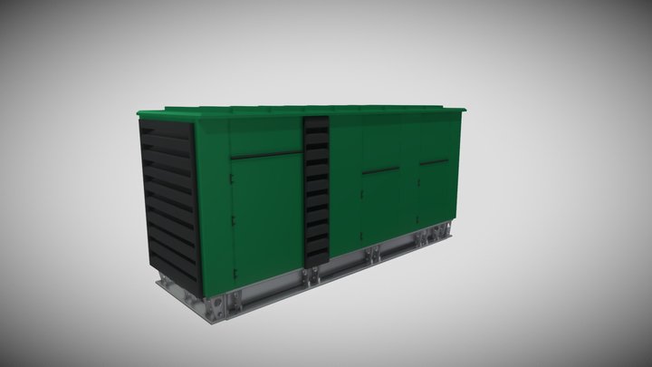Diesel-generator 3D models - Sketchfab