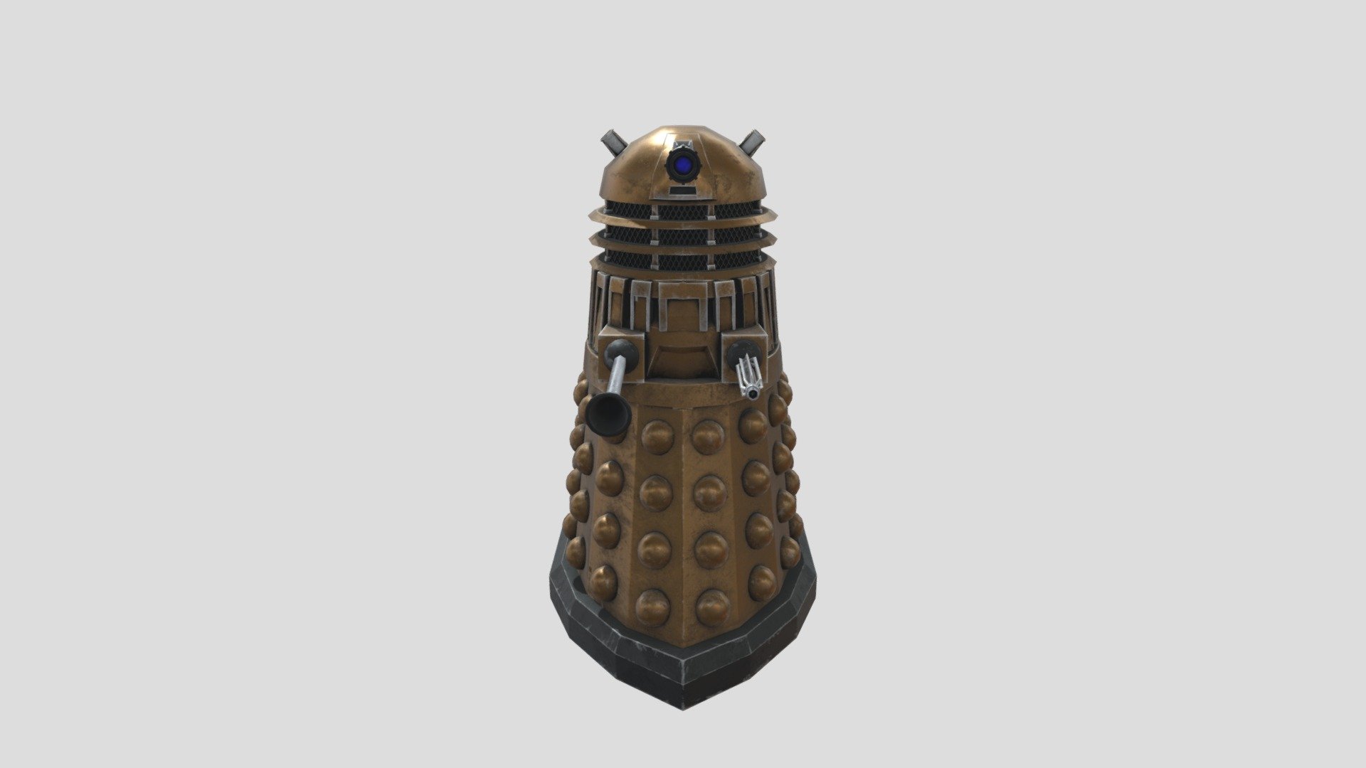 Dalek - 3D model by KieranRowland [fbd40dd] - Sketchfab