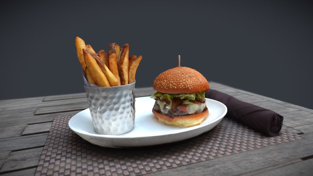 Shakespeare Burger - Patio - 3D model by The Shakespeare ...