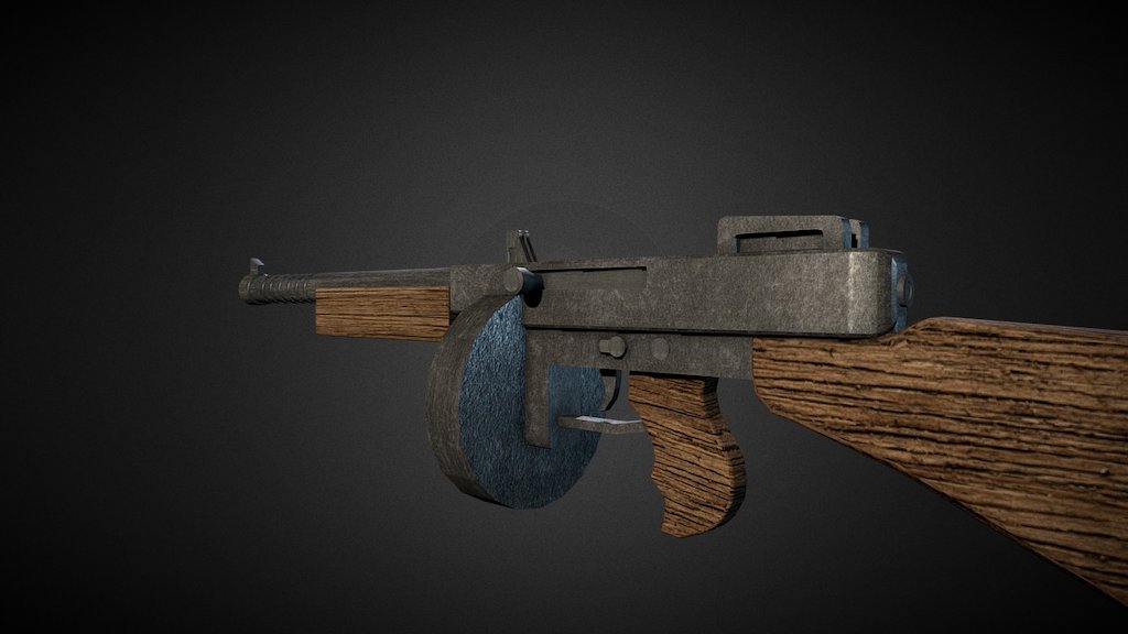 Thompson Round Magazine - 3D model by Nick Richel (@nickrichel ...