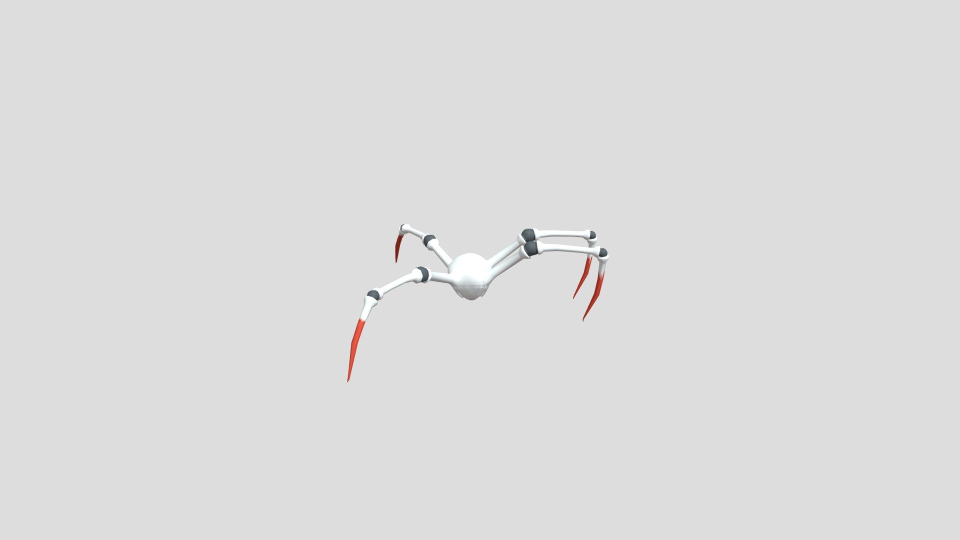 low-mid poly sci-fi blind spider alien - 3D model by derowic321 ...