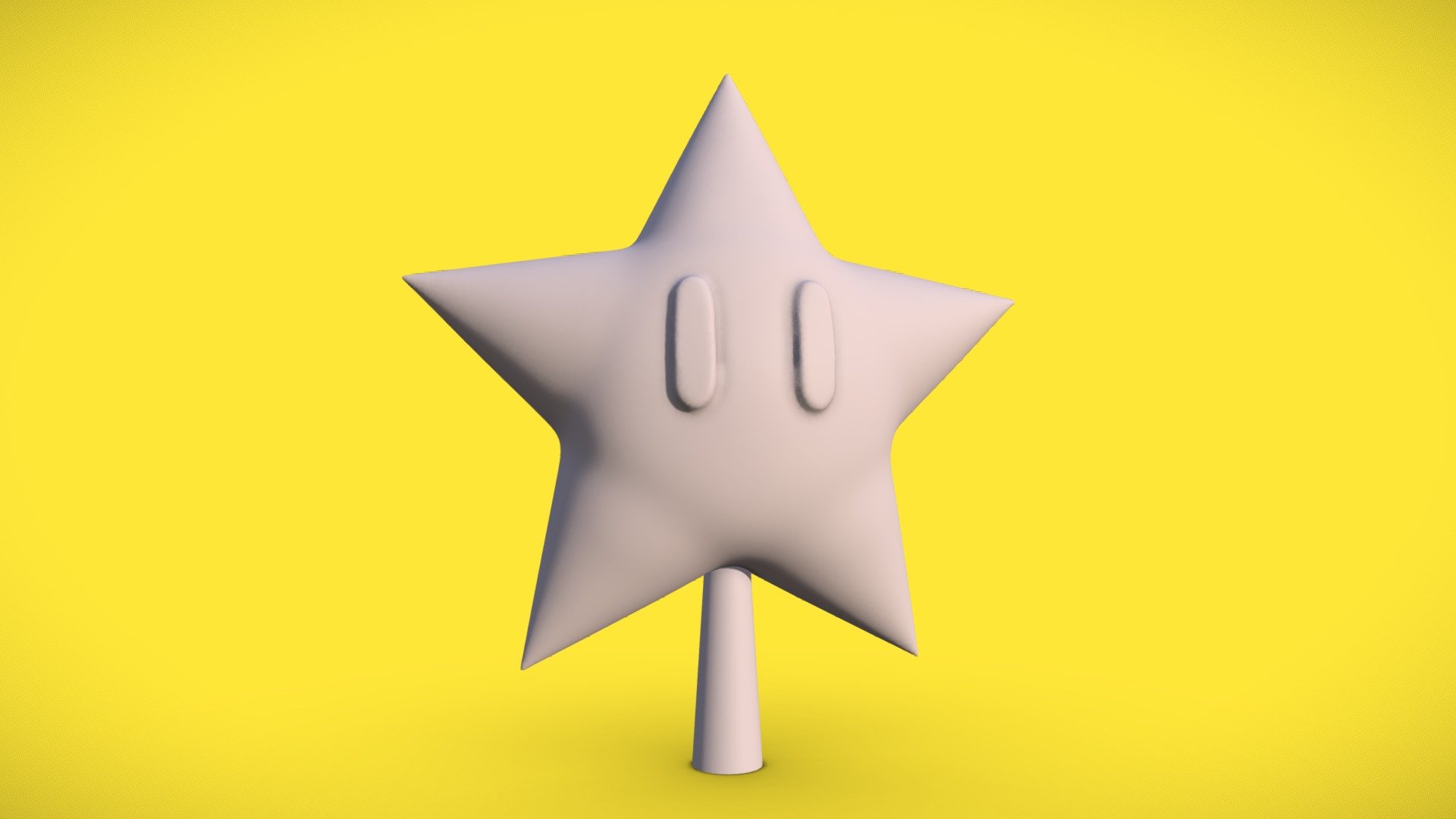 Super Mario star tree - Buy Royalty Free 3D model by Anna Gual ...