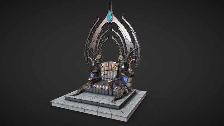 Throne 3D models - Sketchfab