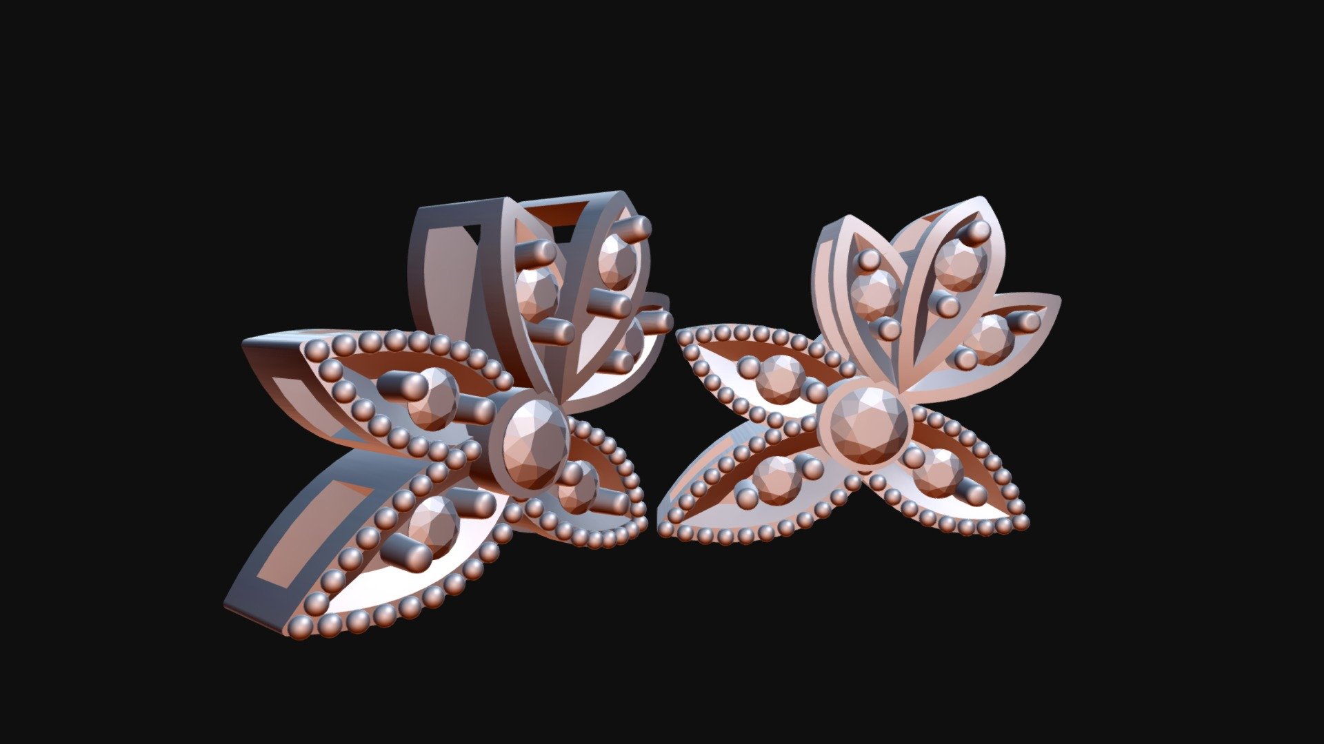 Earring - 3D model by Armen (@Armen89) [fbd9f2c] - Sketchfab