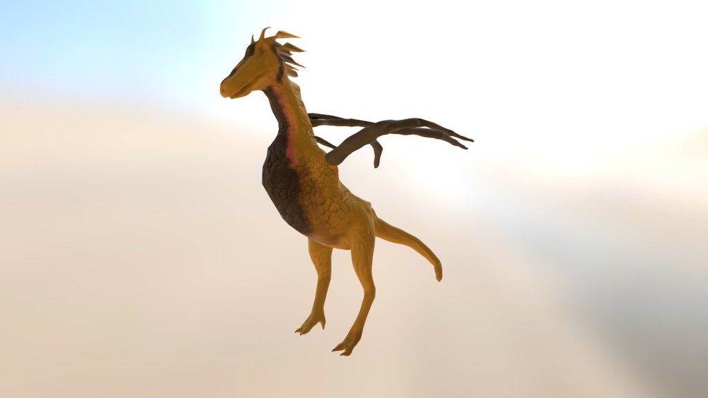 Wyvern Pose - 3D model by RileyChadwick [fbda5ea] - Sketchfab