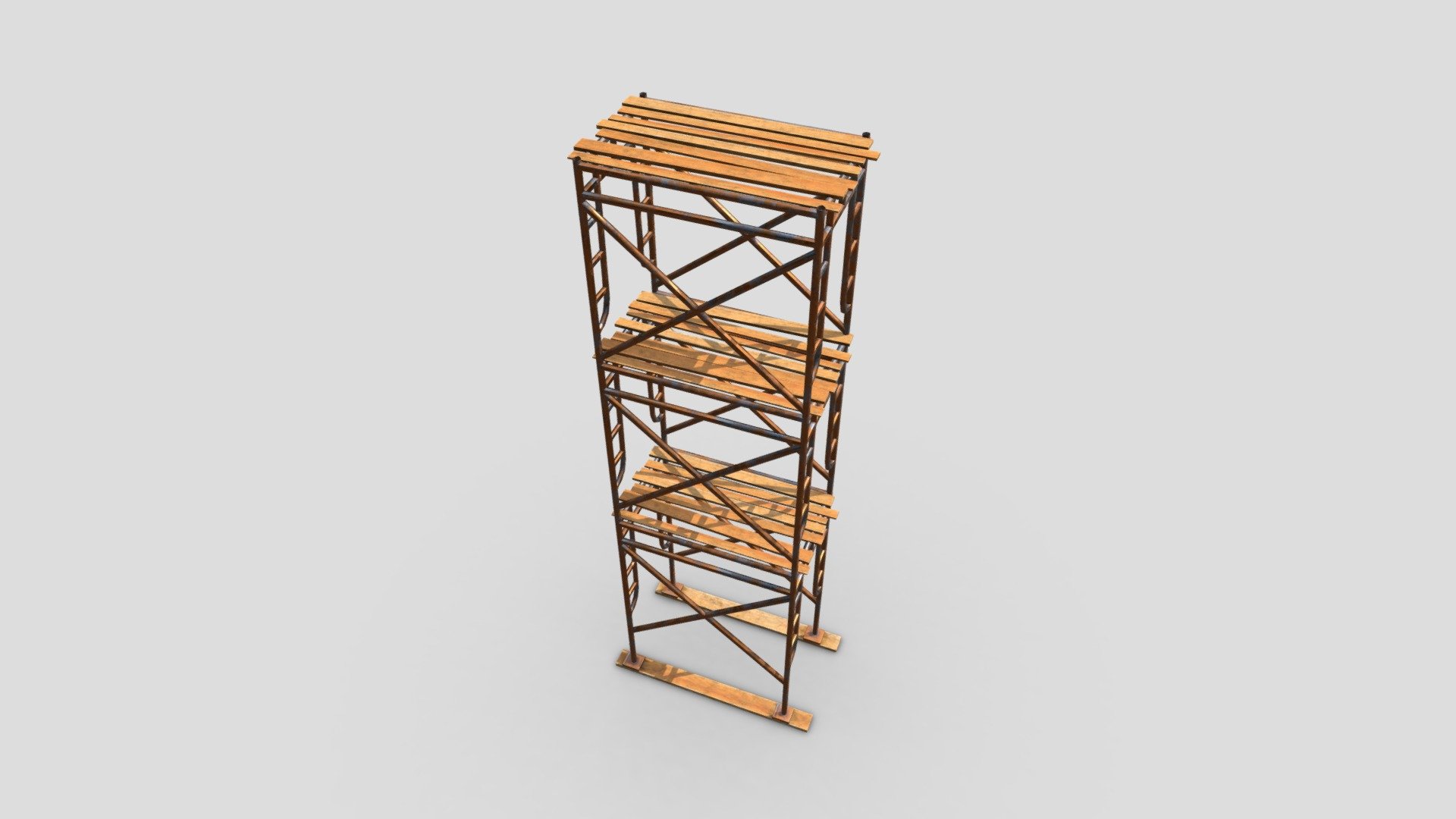 Scaffolding - Buy Royalty Free 3D model by ROH3D [fbdb45b] - Sketchfab ...