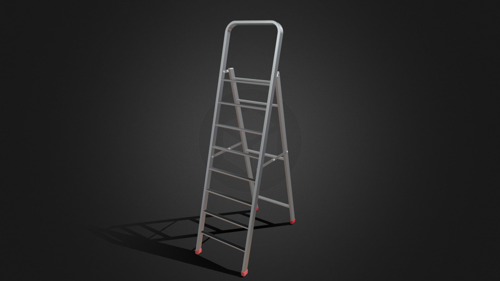 Step Ladder Free 3d Model Max Cgtradercom