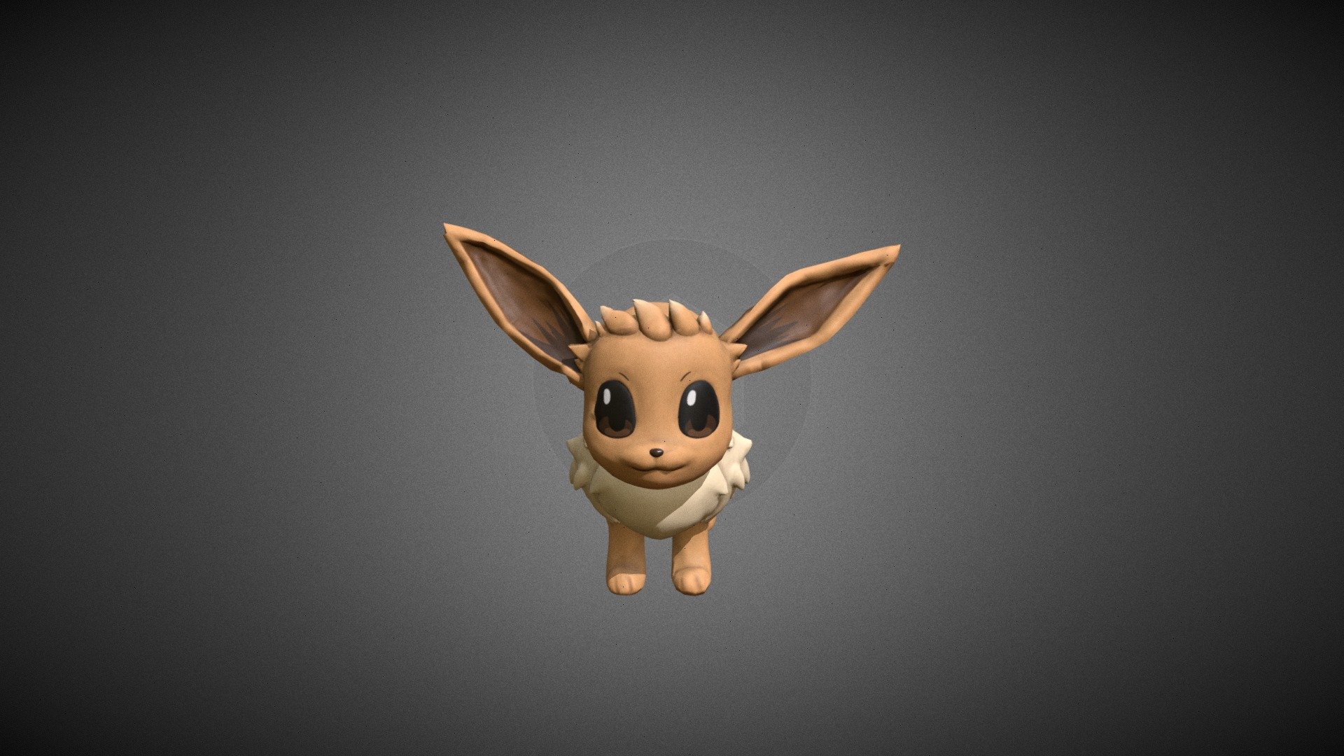 Eevee Pokemon - 3D model by alicia.martos [fbdc0e7] - Sketchfab