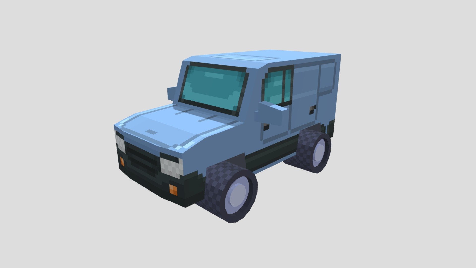 Low poly Van - 3D model by PixelCarvel [fbdd0fa] - Sketchfab