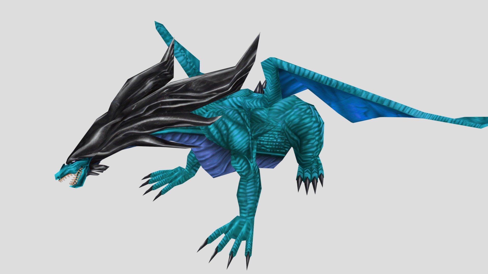 Ruby Dragon - Final Fantasy VIII - Blue - Download Free 3D model by ...