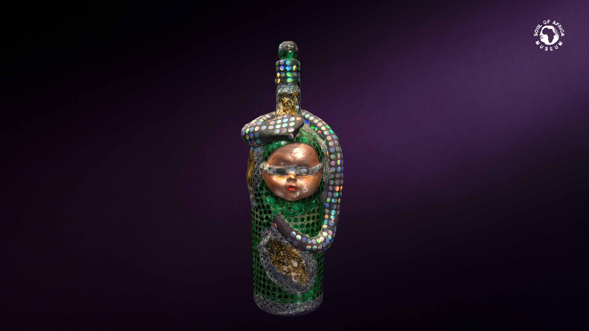Haiti Vodou bottle. - 3D model by SOUL OF AFRICA Museum (@SOUL-OF ...